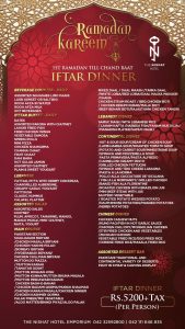 Best Sehri & Iftar Buffet in Lahore: Price & Menu 2025